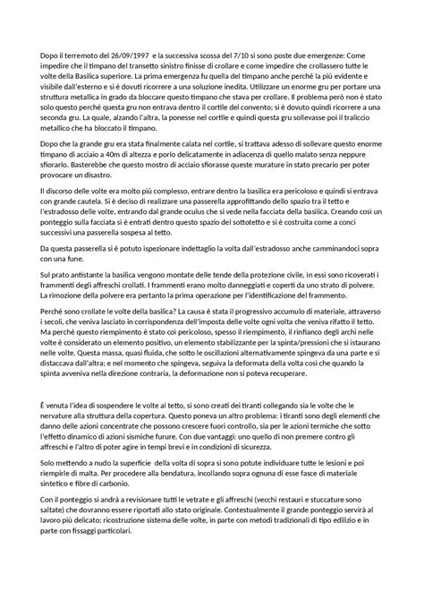 Terremoto Del 1997 Al Duomo Di Assisi Appunti Di Storia Dell