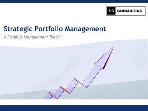 Strategic Portfolio Management Ppt Slide Deck