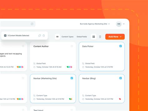 Contentstack Cms Ui Updates Content Models By Max Burnside Available For Projects On Dribbble