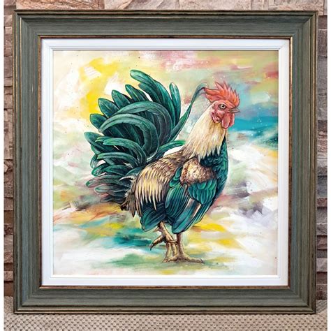 Картина Петел код 201 Миглена Кирилова художник