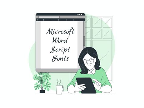 15 Microsoft Word Script Fonts