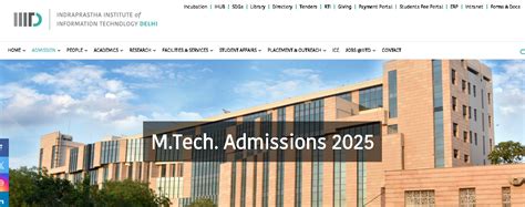Gate 2025 Iit Delhi Opens Registration For Mtech Admissions Apply