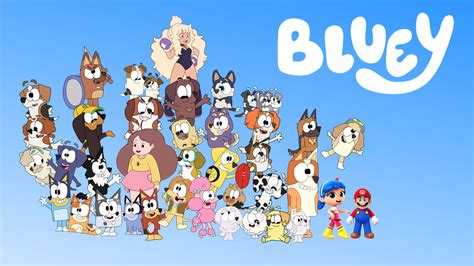 What Are All The Characters In Bluey At Irma Rushing Blog