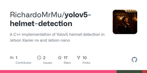 github richardomrmu yolov5 helmet detection a c implementation of