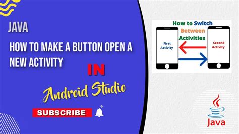 How to Make a Button Open a New Activity - Android Studio Tutorial 2024 - YouTube