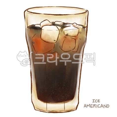 아이스아메리카노 아메리카노 얼죽아 아이스커피 커피 사진이미지일러스트캘리그라피 52saseyou작가