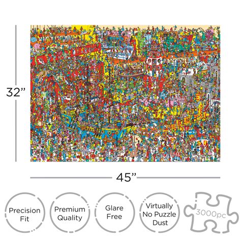 68507 Wheres Waldo 3 000 Piece Jigsaw Puzzle