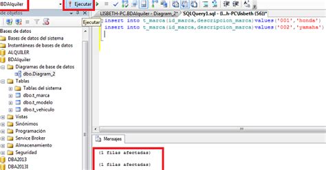 Insertar Datos En Una Tabla Con Sqlserver Neytortec Tutoriales Web