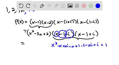 SOLVED Write A Fourth Degree Polynomial Function With Real Coefficients And The Given Zeros I