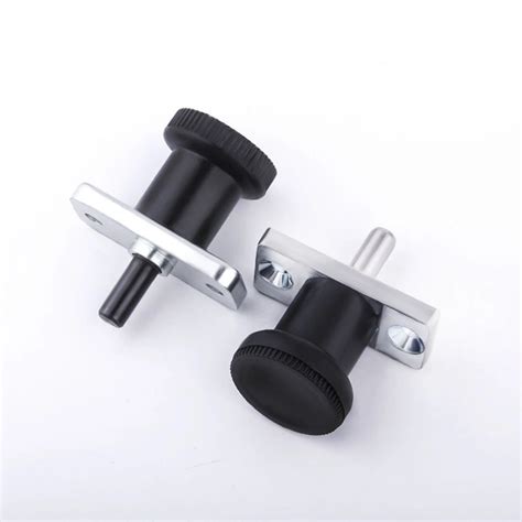 Stainless Steel Quick Release Index Pin Mini Reset Pin Rotary Plunger Pin With Flanged Plate