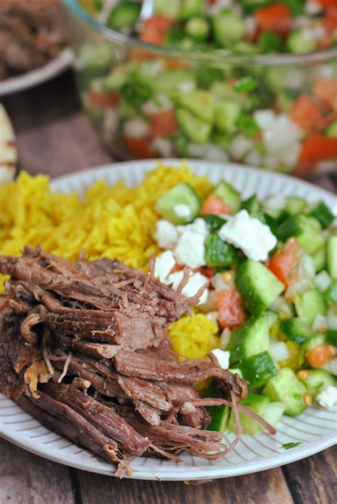 Beef Shawarma Plate With Rice
