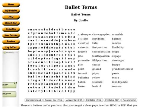basic dance terms