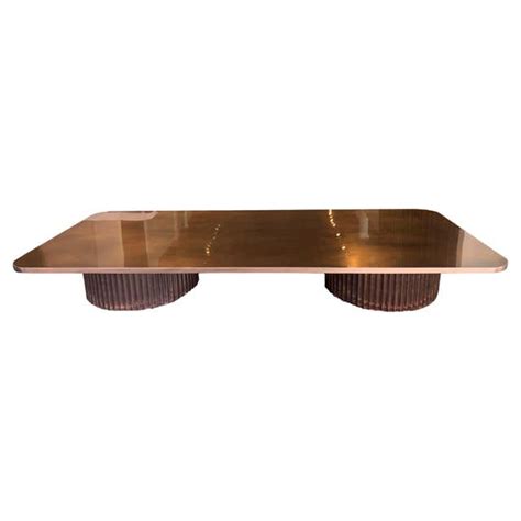 overlap cast metal coffee table by claudio cappellini for hessentia for