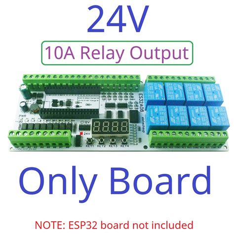 Es32a08 Dc 24v Multifunction Esp32 Expansion Board Wifi Digital Analog