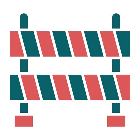 Premium Vector Vector Design Road Barrier Icon Style