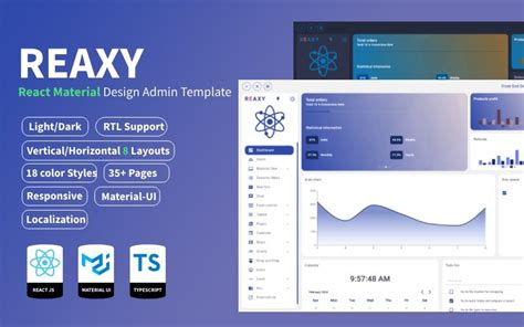Reaxy React Material Design Admin Template