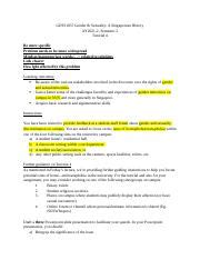 GESS Tutorial Docx GESS Gender Sexuality A Singaporean History AY Semester