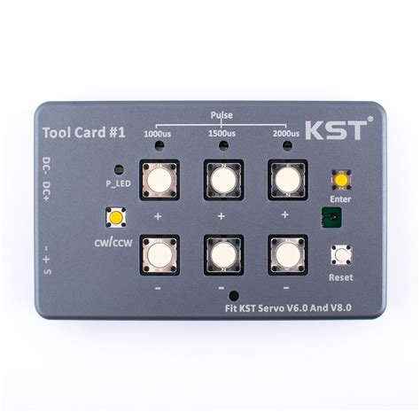 kst servo programming tool card for kst servo v6 0 and v8 0