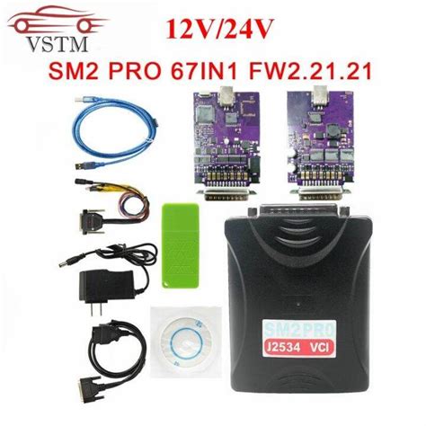 Newest Sm2 Pro J2534 Vci Ecu Programmer Readandwrite Ecu 67in1 Bench Flash Obd Scanmatik No Need