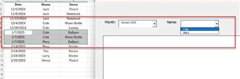 Show Single Month And Year In Combobox In Excel Vba And Show Listbox