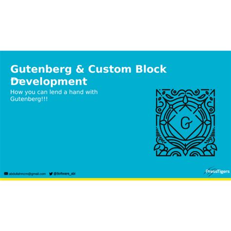 Gutenberg And Custom Block Development