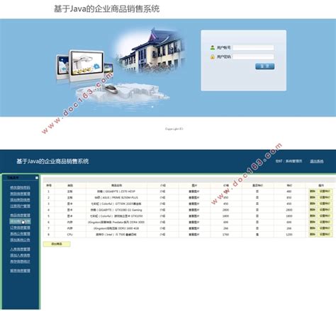 基于java的企业商品 电脑配件 销售系统的设计与实现 mysql 含录像 javaweb 毕业设计论文网