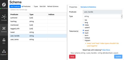 Getting Started With Dgraph Tutorials Series 5 Tweet Graph String Indices And Keyword Based