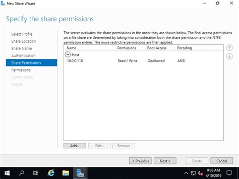 Windows Server NFS Server Configure Shared Folder Server World