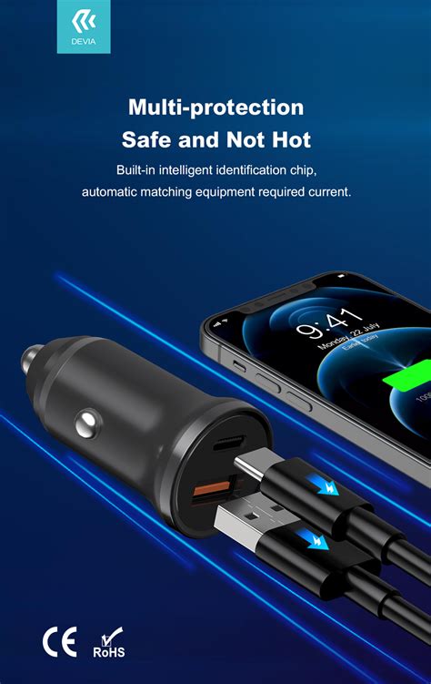 Devia Smart Series W Mini PD QC Car Charger CyberDeals Lk Ultimate Online Gadget
