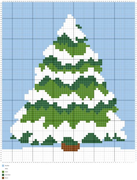 Snowy Tree C2c Blanket Free Graph Artofit Snowy Tree C2c Blanket Free Graph Artofit