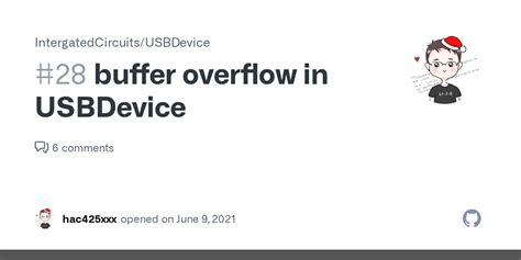 Buffer Overflow In Usbdevice Issue Intergatedcircuits Usbdevice Github