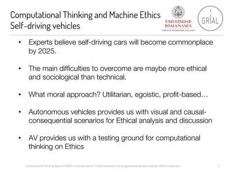 Computational Thinking Beyond Stem An Introduction To Moral Machines