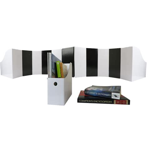 Evelots Set Of 12 Magazine File Holder Boxes With Adhesive Labels