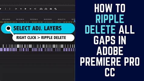 Adobe Premiere Ripple Delete All Gaps Between Clips In Adobe Premiere