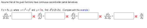 solved assume that all the given functions have continuous