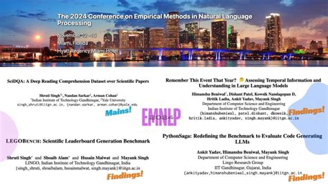 Lingo Labs On Linkedin Emnlp Scidqa Scientific Papers Temporal