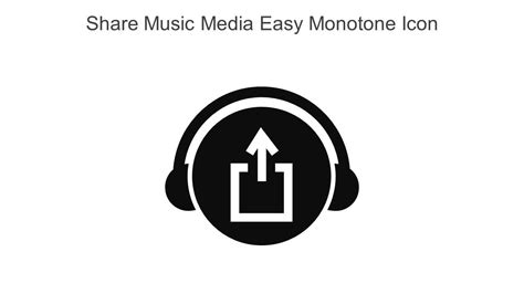 Share Music Media Easy Monotone Icon In Powerpoint Pptx Png And