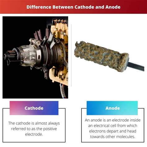 Cathode Vs Anode Difference And Comparison