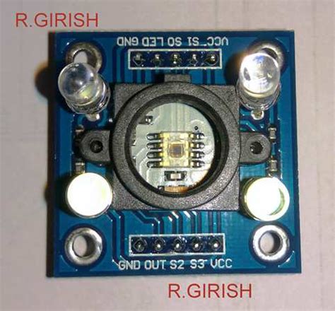 Introduction To RGB Colour Sensor TCS Homemade Circuit Projects