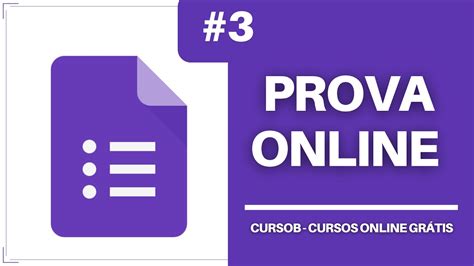 Porquê Fazer uma Prova Online no Formulário Google Cadastro em Buscadores