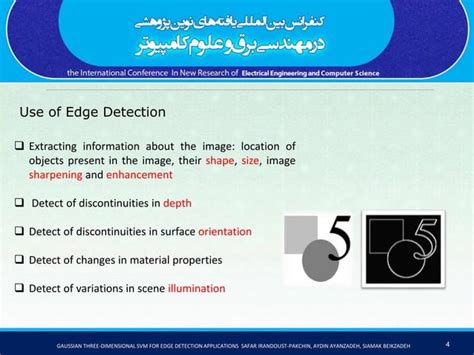 gaussian three dimensional svm for edge detection applications ppt
