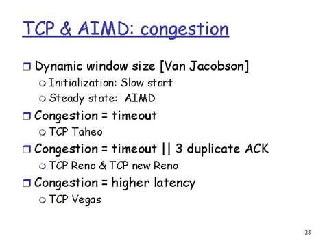 Congestion Control 1 Principles Of Congestion Control Congestion
