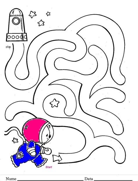 Labirint 145 Planse De Colorat Si Educative