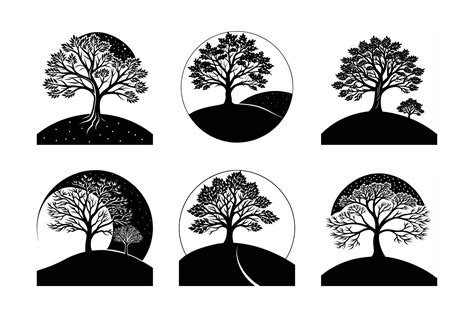 Circle Tree Logo This Beautiful Tree Is A Symbol Of Life Beauty Growth Strength And Good