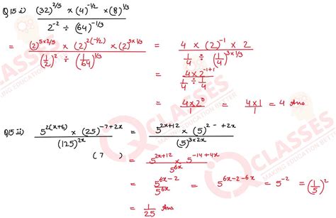 Class9 Icse Maths Chapter Indices