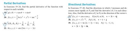 Solved Partial Derivatives In Exercises 1924 Find The