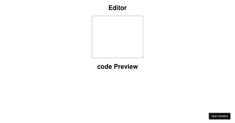 Code Editor Project Freecodecamp Forked Codesandbox