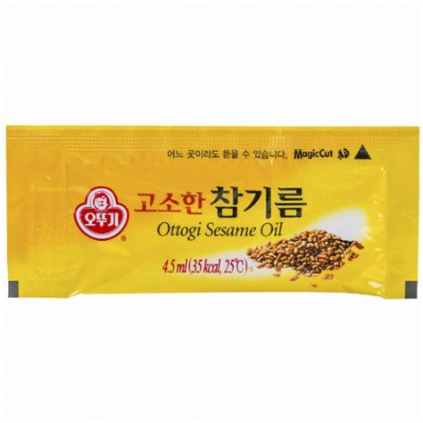 오뚜기 고소한 참기름 4 5ml [400개] 에누리 가격비교