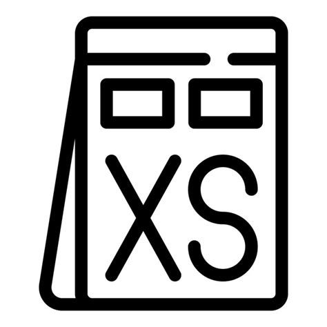 Premium Vector Notepad Showing Extra Small Size Sketch On Paper