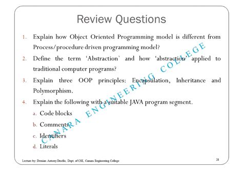 Object Oriented Programming With Java Pdf Programming Languages